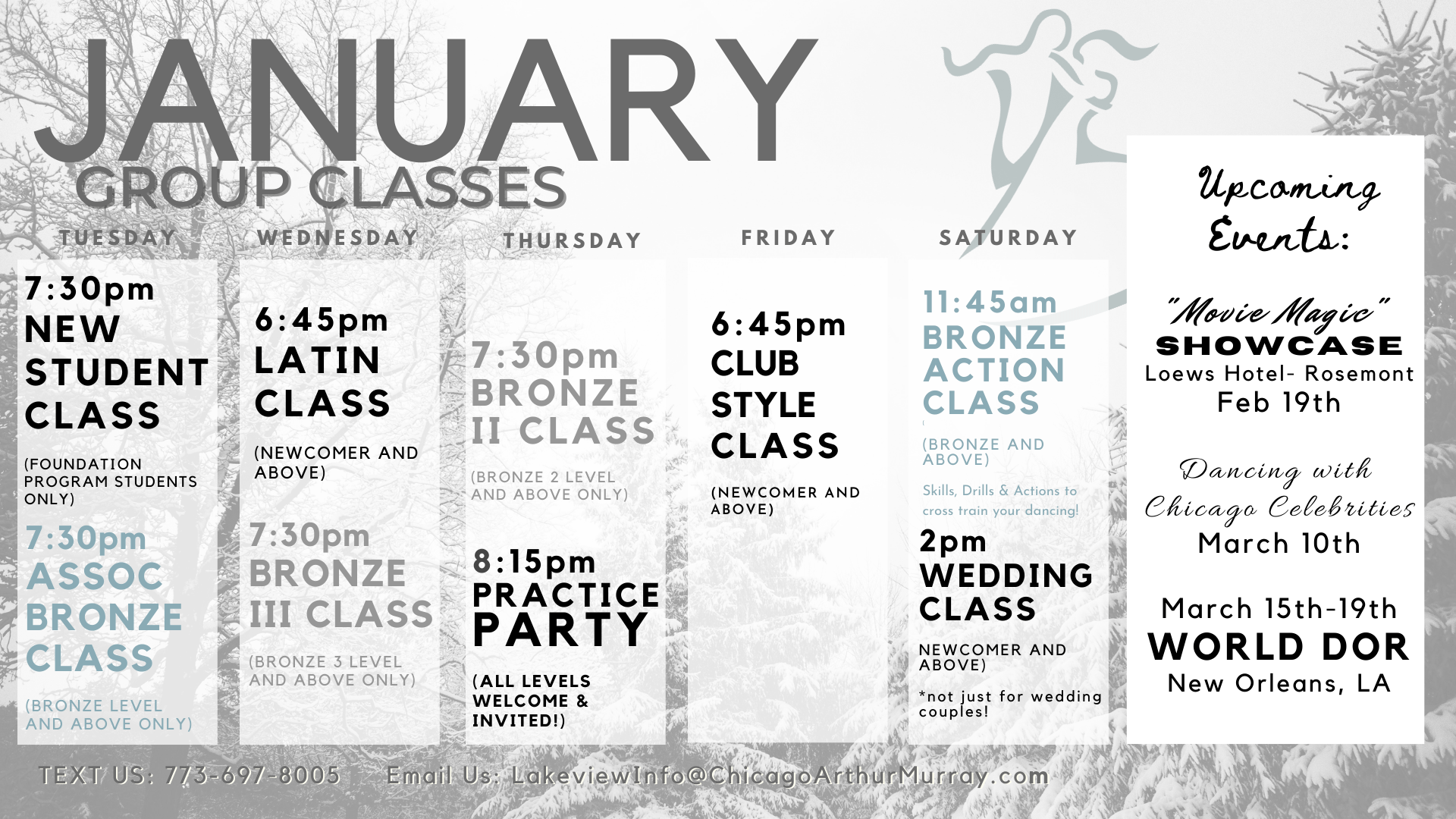 Calendar | Dance Lessons For Adults | Arthur Murray Dance Studio in ...